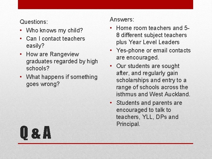 Rangeview Intermediate Why enrol your child with us