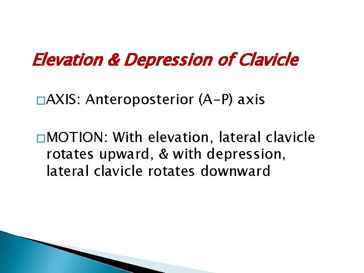 SHOULDER COMPLEX DR PURVI PATEL Objectives Student at
