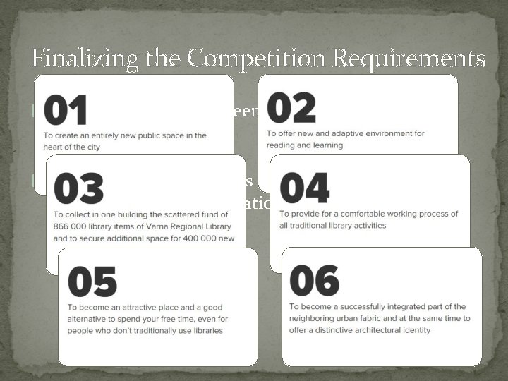 International Competition to Design a New Library in