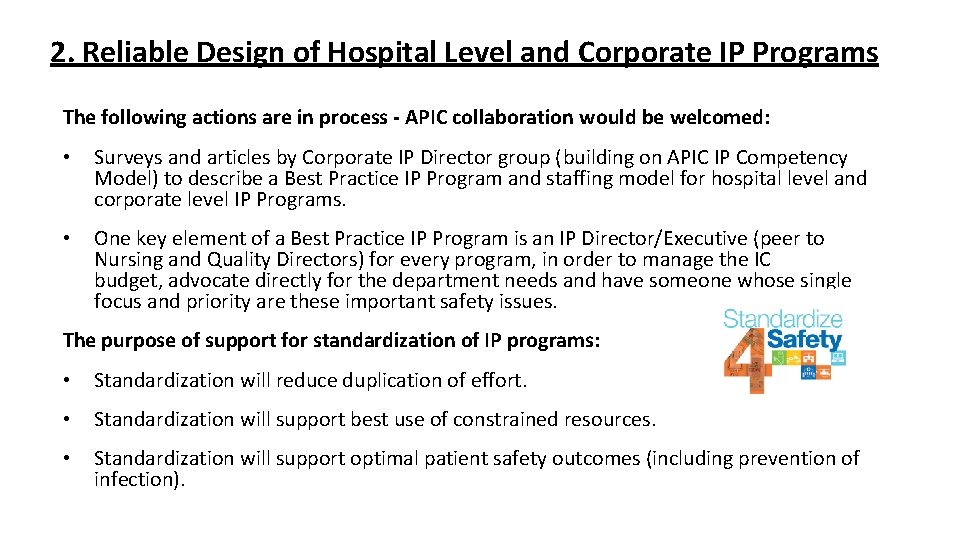 Presentation to APIC BOD National Corporate IP Director