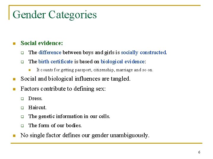 Identity and Gender DD 121 book 1 Chapter