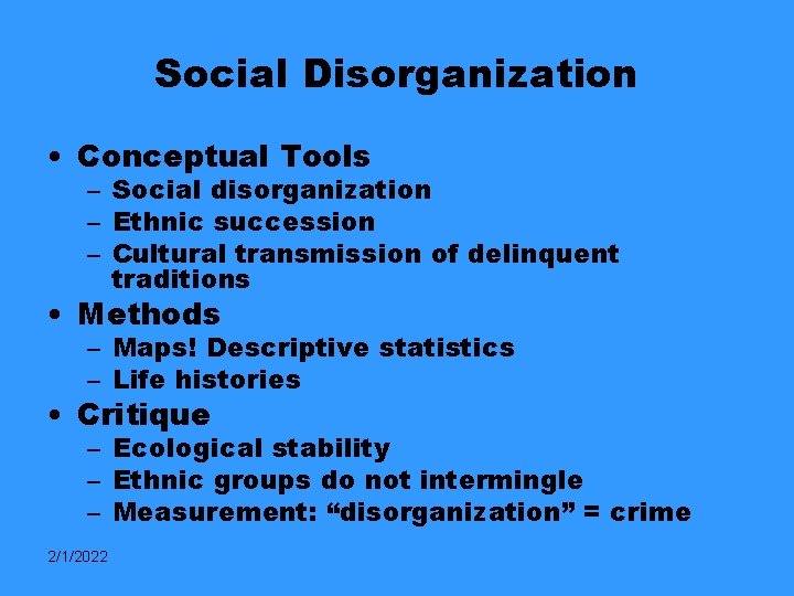 Gangs and Social Disorganization 212022 How Ya Doin