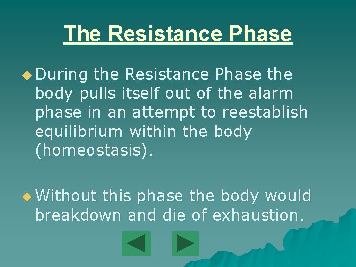 Stress and The Human Body A look at