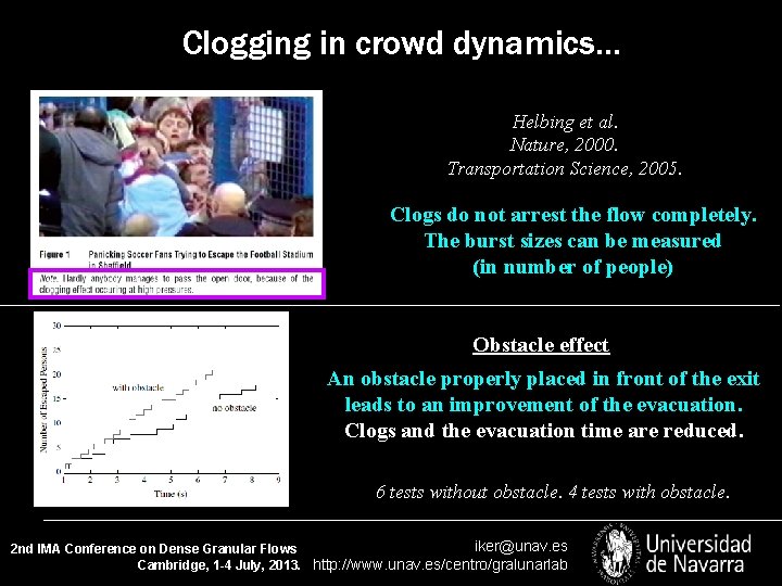 Clogging in bottlenecks from inert particles to active