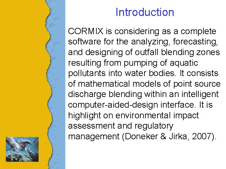 CORMIX Modeling Mazen Abualtayef Associate Prof IUG Palestine