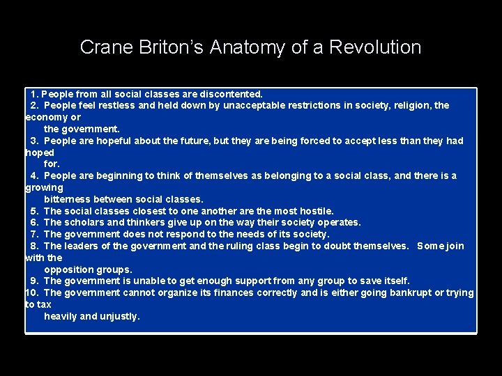 Atlantic Revolutions 1750 1900 Political Spectrums Crane Brinton