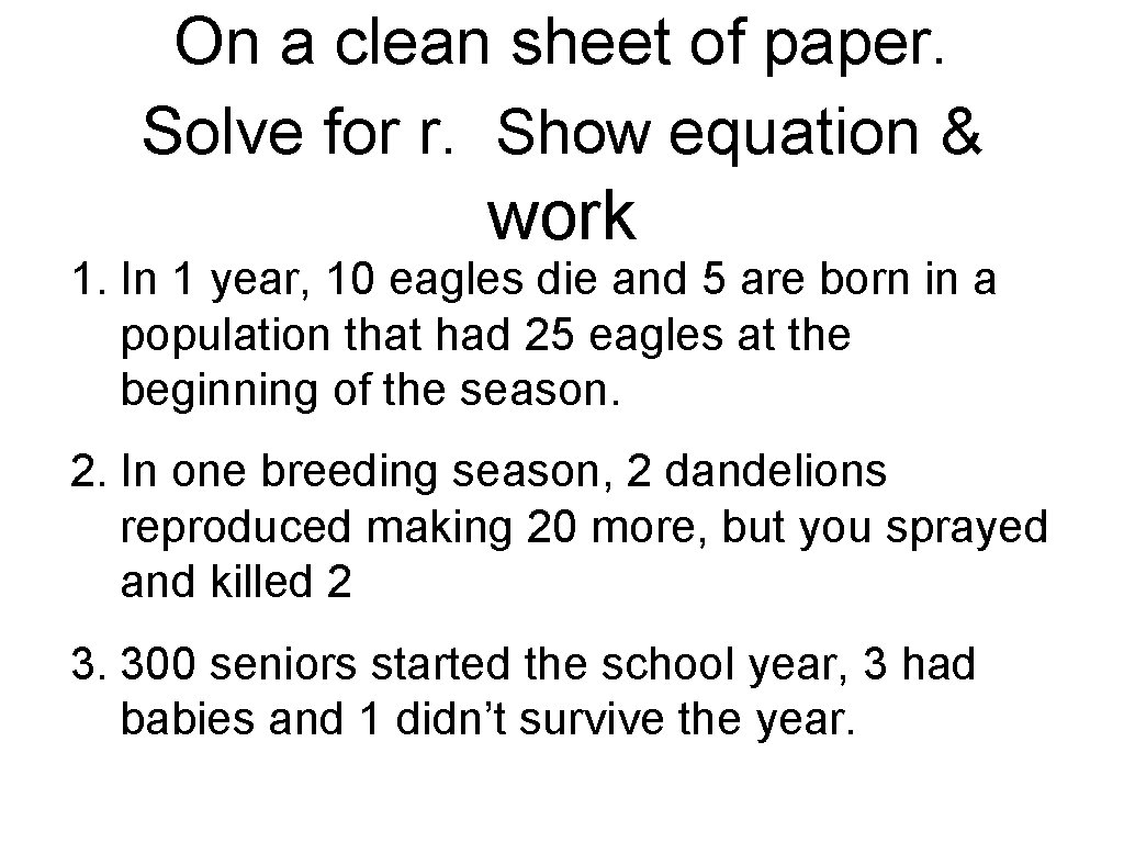 Population Math What is a population A group