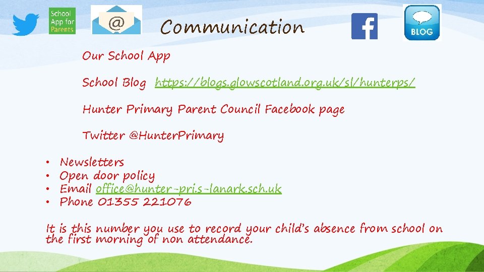 Hunter Primary School Induction 2021 Hunter Primary School