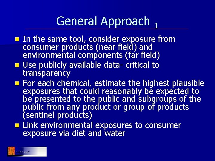 An Overview of the Objectives Approach and Components