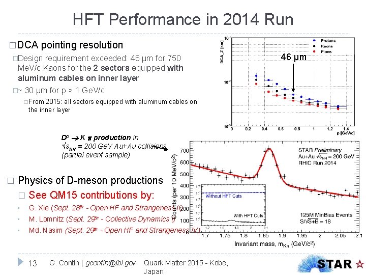 The STAR Heavy Flavor Tracker HFT and Upgrade