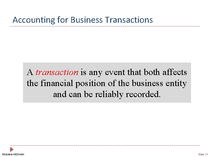 Financial Statements and Business Decisions Chapter 1 Mc