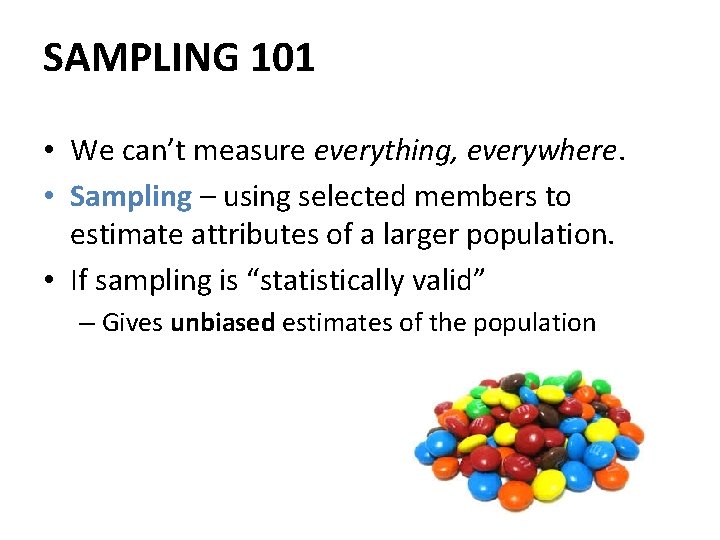 IMPLEMENTING AN AIM SAMPLE DESIGN Terrestrial Core Indicator