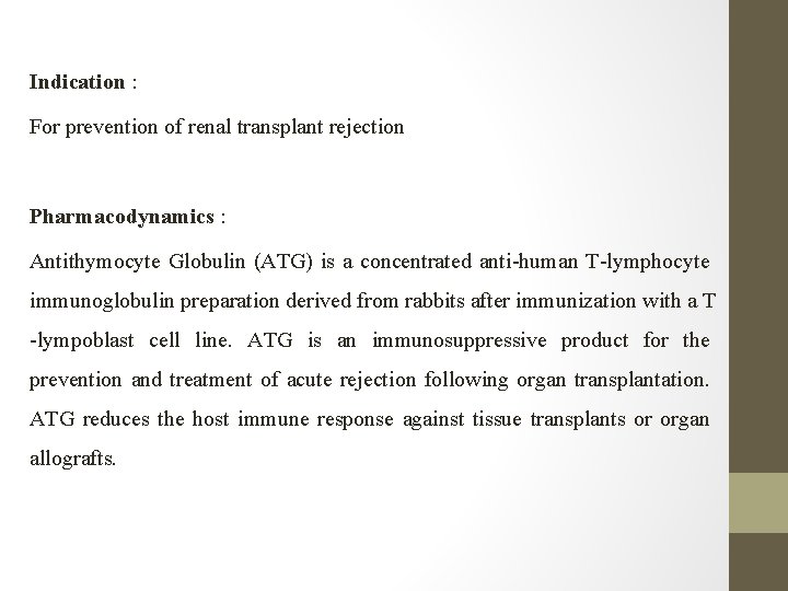 Antithymocyte Globulin Rabbit Drugbank ID DB 00098 Half