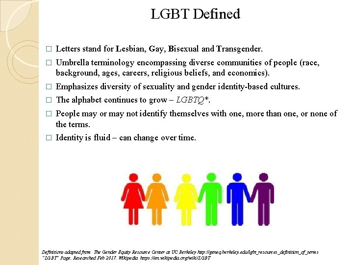 LGBT Cultural Competency Presented By Jo Anna Michaels
