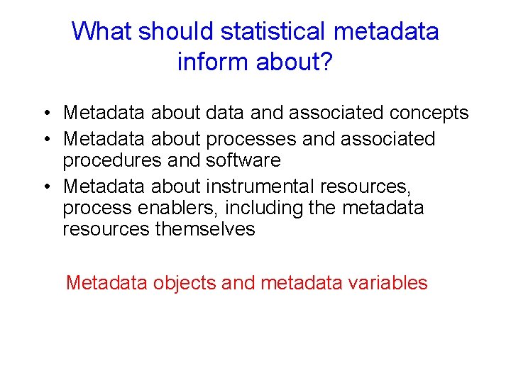 Statistical databases in theory and practice Part IV