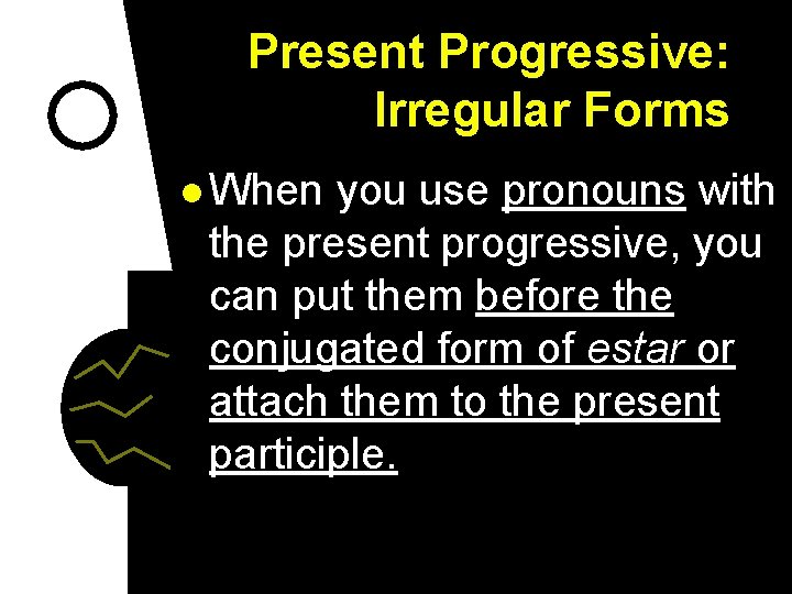 Present Progressive Irregular Forms P 171 Realidades 2