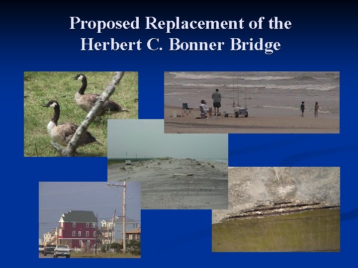 Proposed Replacement of the Herbert C Bonner Bridge