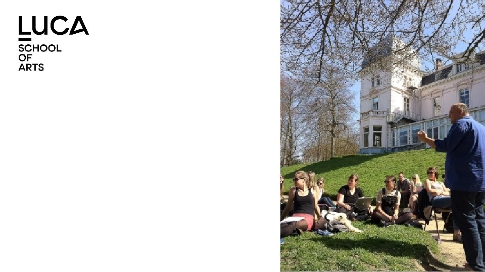 LUCA School of Arts Studying with study credits