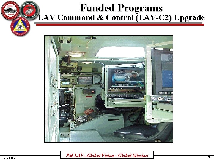 USMC LAV Modernization Plan 2005 NDIA Combat Vehicles