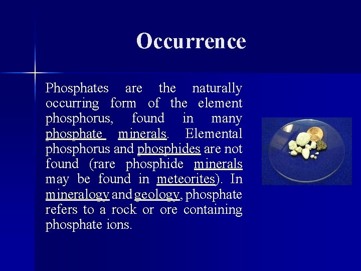 CE 370 Lab Phosphates What is Phosphate is