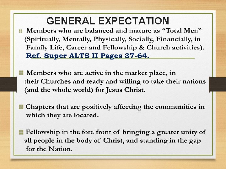 FULL GOSPEL BUSINESS MENS FELLOWSHIP INTERNATIONAL BASIC CHAPTER