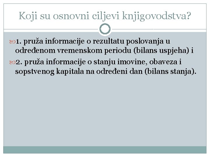 1 Predavanje PROF DR JELENA POLJAEVI Finansijsko raunovodstvo