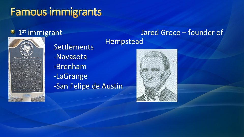 Mexican Texas and Anglo Immigration 1821 1836 A