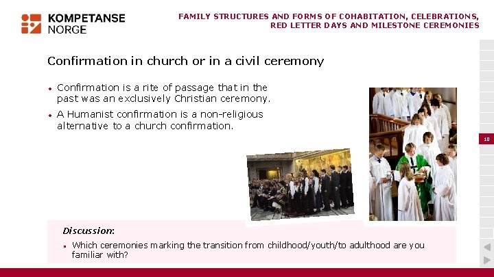 FAMILY STRUCTURES AND FORMS OF COHABITATION CELEBRATIONS RED