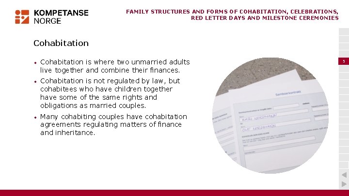 FAMILY STRUCTURES AND FORMS OF COHABITATION CELEBRATIONS RED