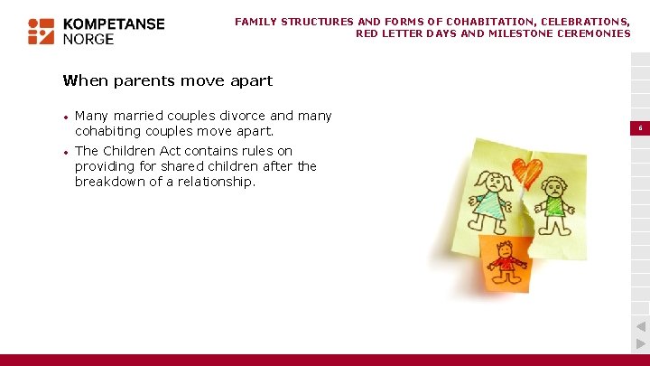 FAMILY STRUCTURES AND FORMS OF COHABITATION CELEBRATIONS RED
