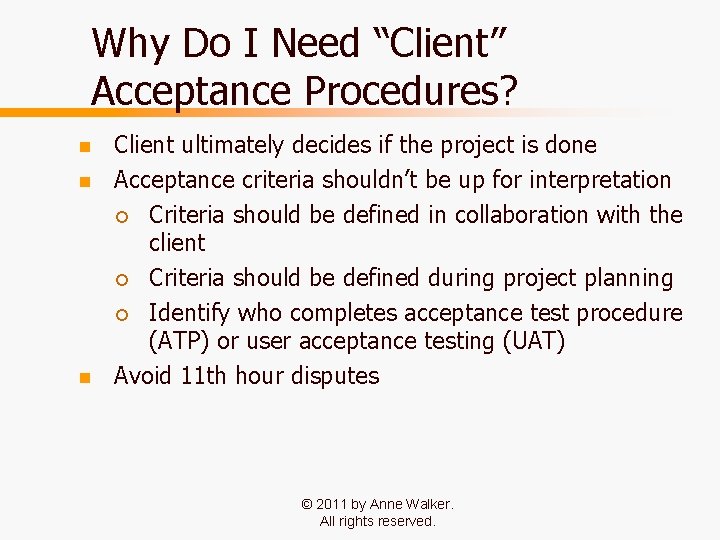 Effective Project Management The University of California Berkeley