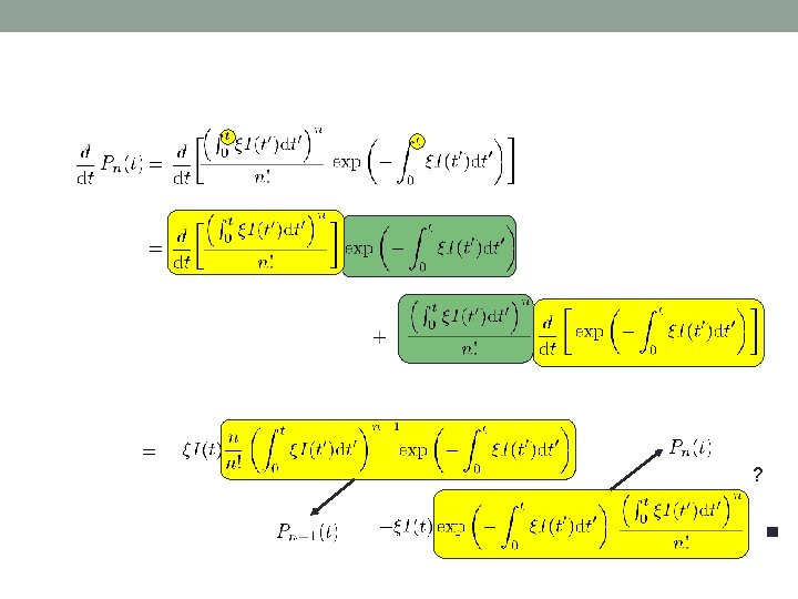 Thermal states Poissonian statistics Semiclassical theory of photo