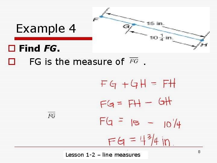 Lesson 1 2 Linear Measures Lesson 1 21