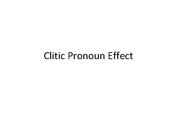 Principle B and Phonologically Reduced Pronouns in Child
