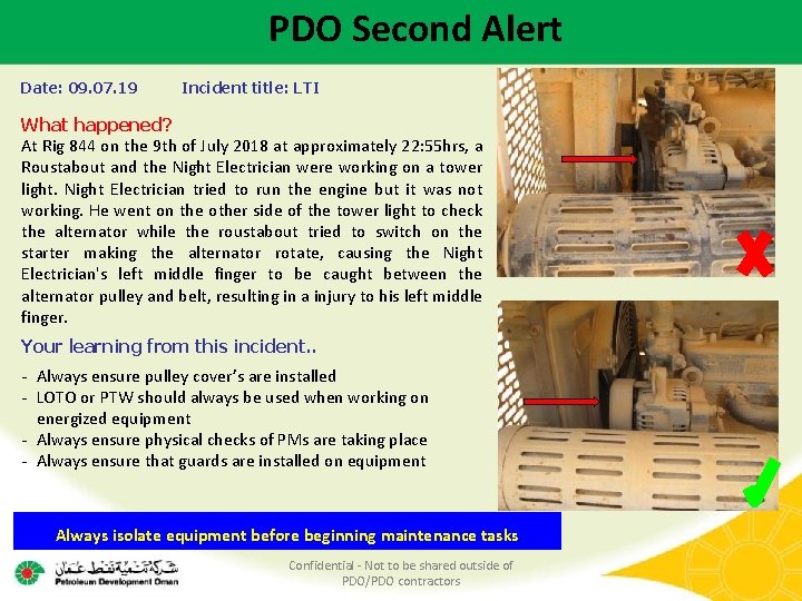PDO Second Alert Date 09 07 19 Incident