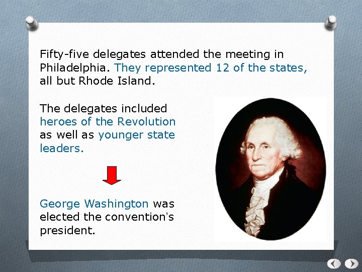 Creating the Constitution Chapter 8 Section 2 Bell