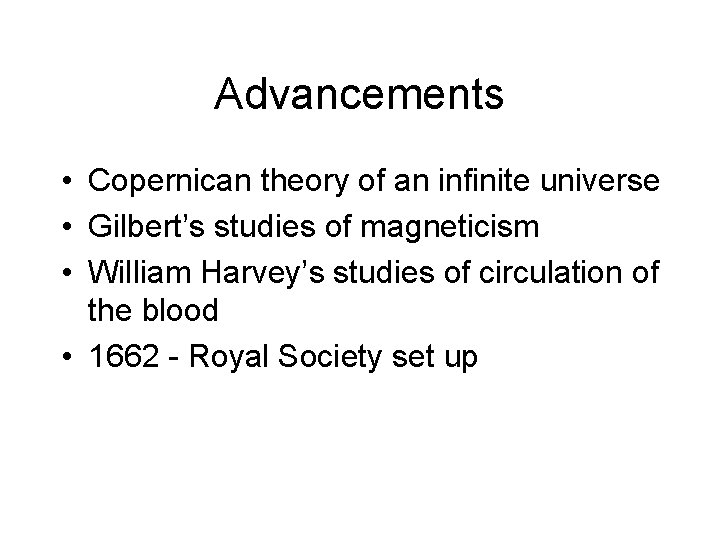 17 th and 18 th Century England Turbulence
