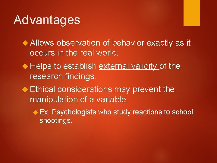 Research Methods Research Methods Observation Case Studies Surveys