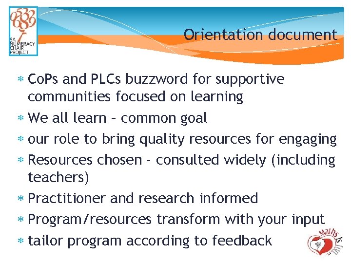Early Number Fun Grade R programme Session 1