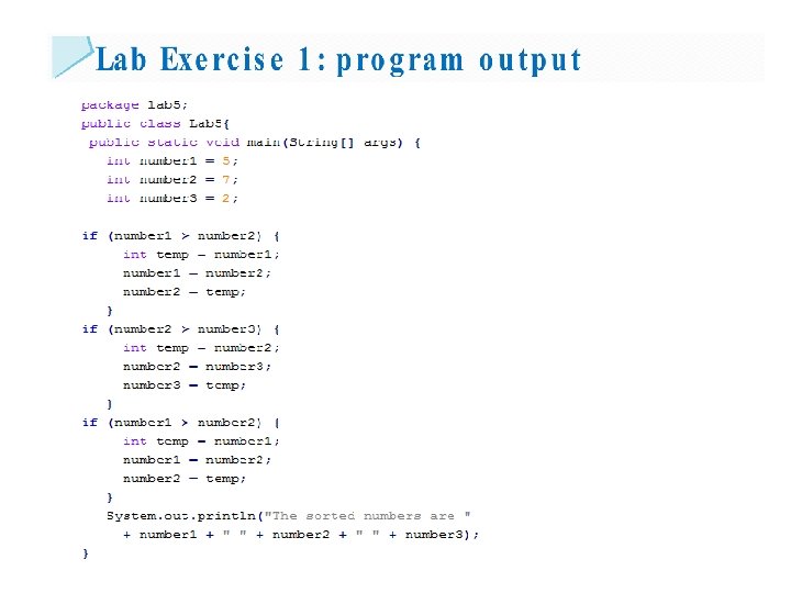 CS 110 Programming Language I Lab 4 Control