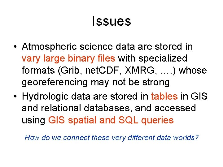GIS for Atmospheric Sciences and Hydrology By David