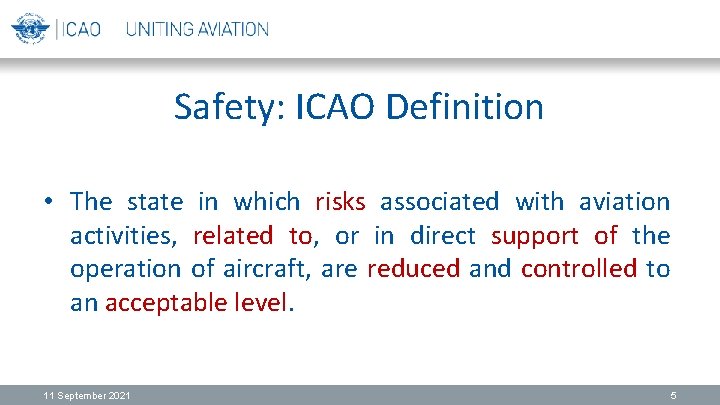 Safety Management System Eng Mohamed Iheb Hamdi ICAO