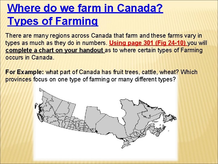 FARMING The Changing Primary Industry Histor y The