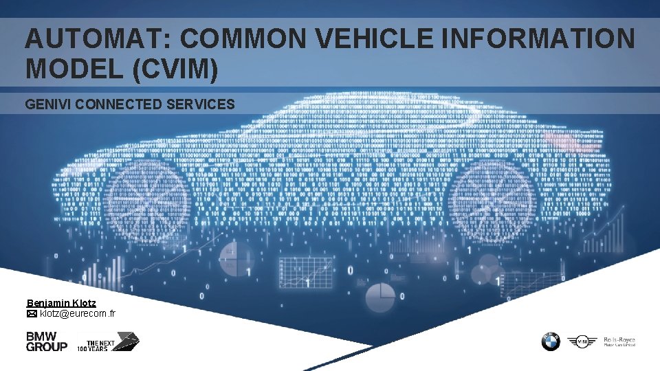 AUTOMAT COMMON VEHICLE INFORMATION MODEL CVIM GENIVI CONNECTED