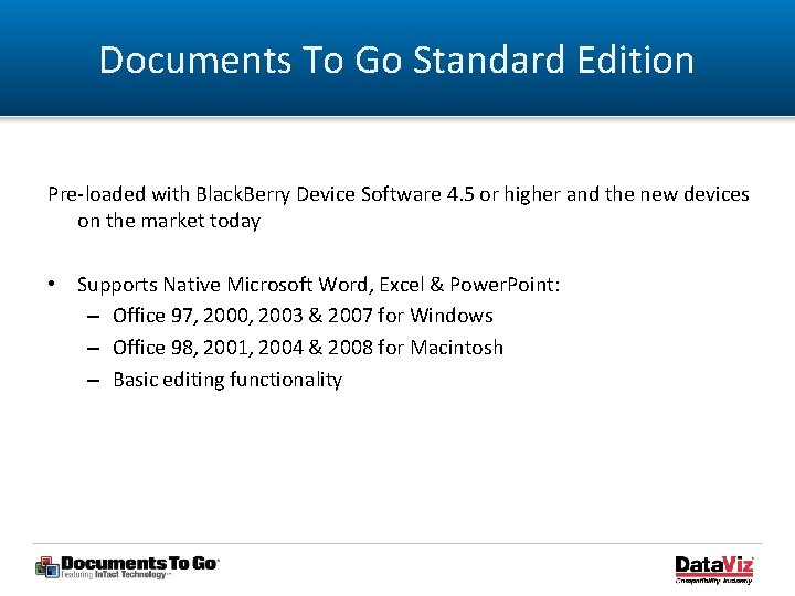 About Data Viz Inc In business 25 years