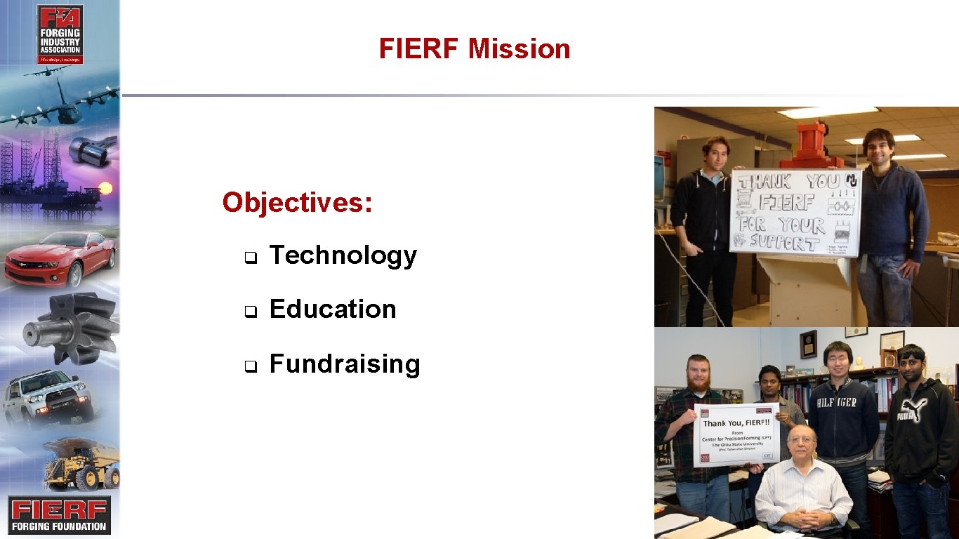 Forging Industry Technical Conference Columbus OH FIERF Activities