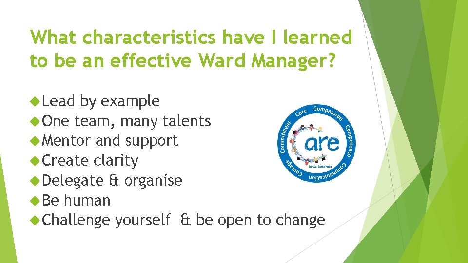 Leah Callighan Matron Bradford Teaching Hospitals NHS Foundation