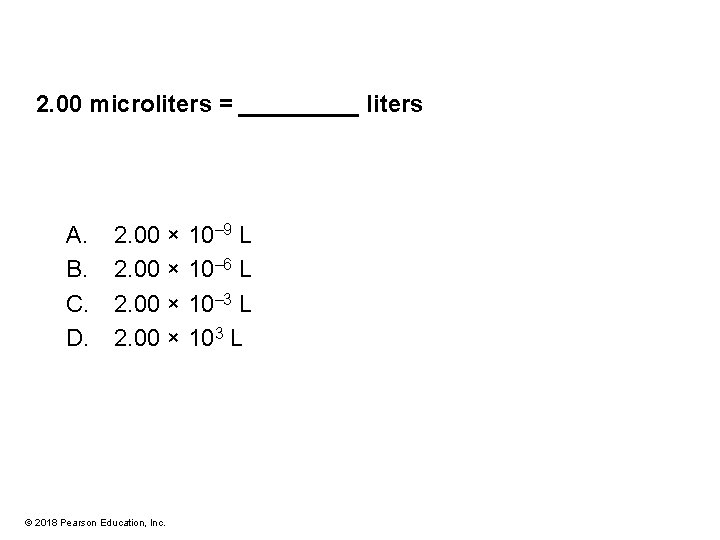 Clicker Questions Chapter 2 The Metric System Barbara