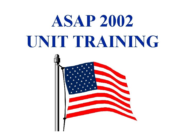 ASAP 2002 UNIT TRAINING Army Hawaii Problem Drugs