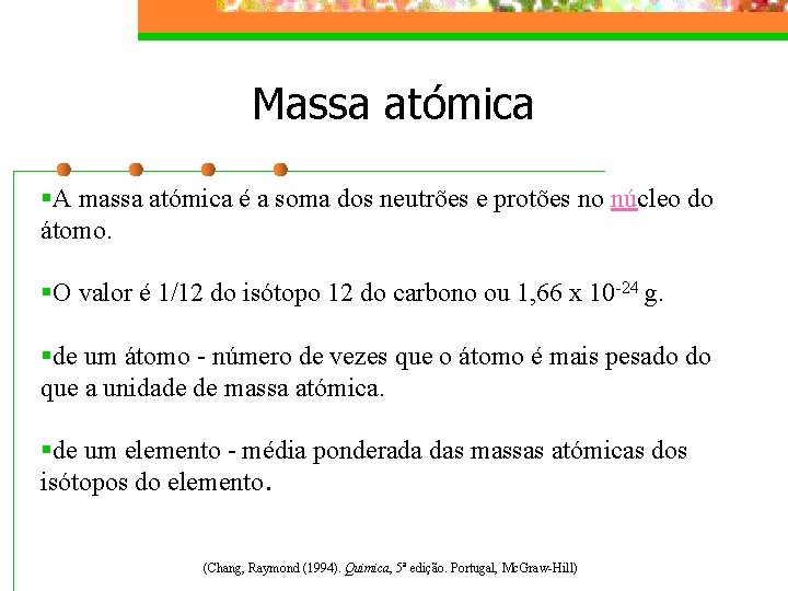 ESTRUTURAS ATMICAS E LIGAES INTERATMICAS MODELOS ATMICOS v